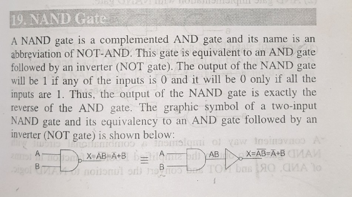 NAND Gate - universal gates - Bsc. Computer science - Studocu