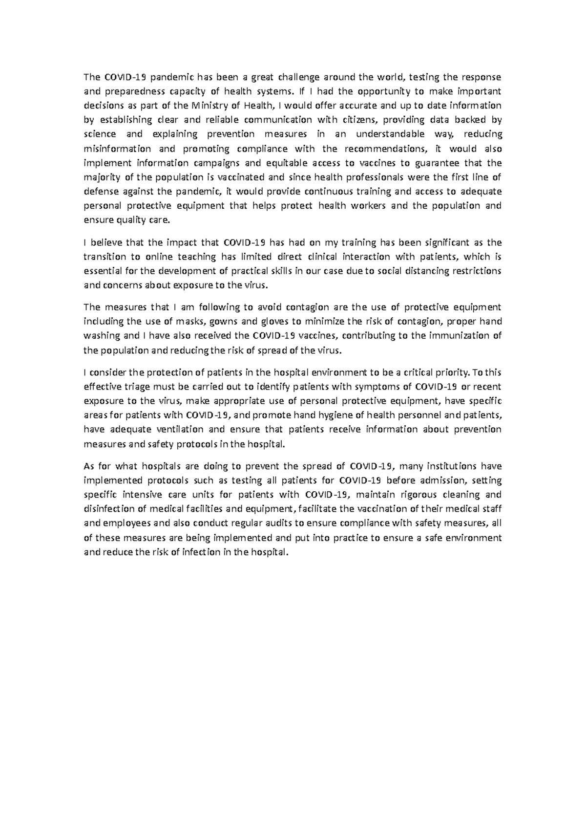 The influence of covid-19 on the medical student - The COVID-19 ...