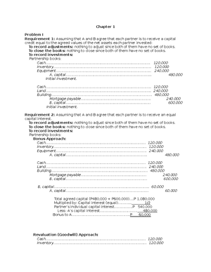 Solution Chapter 8 Solution Manual / Key Answers Advanced Accounting ...