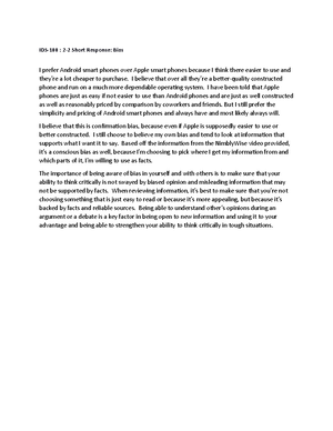 Module 3 Draft Guideline - Overview As you move forward in your ...