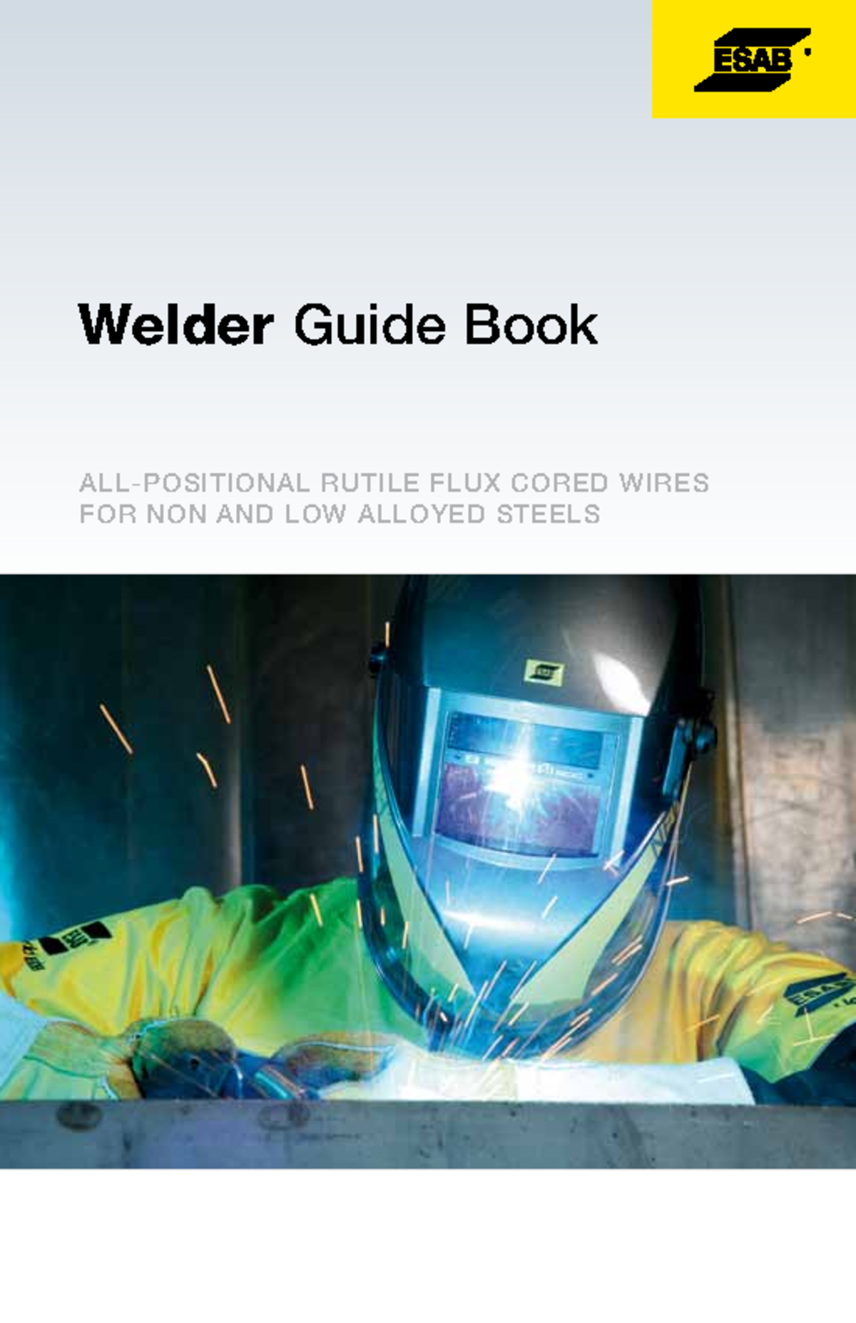GEN26802 Welders Guide Book Email - All-positionAl rutile flux cored wires for non And low ...