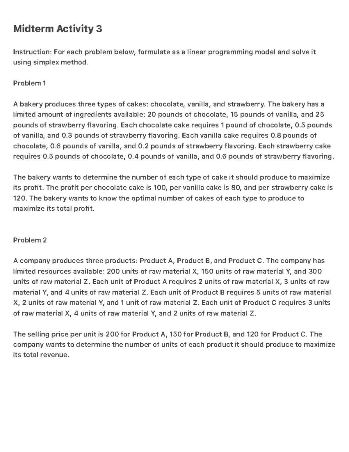 Midterm-Activity-3 - Accountancy - Midterm Activity 3 Instruction: For ...