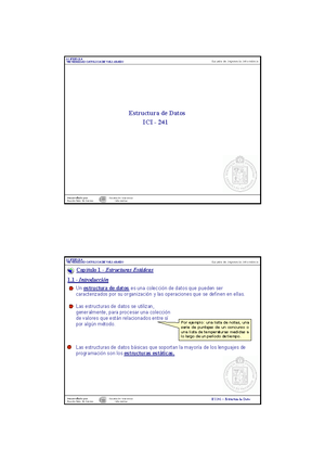 Arboles B B+ - Asignatura ICI 2240 Estructura de Datos - Árbol B A ...