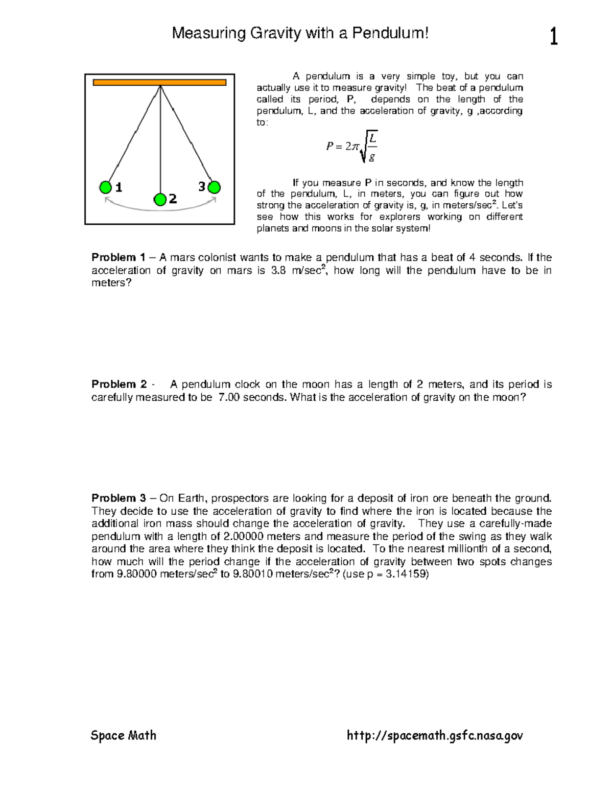 Keplers Laws Lab Worksheet Astronomy - 1 Measuring Gravity with a ...