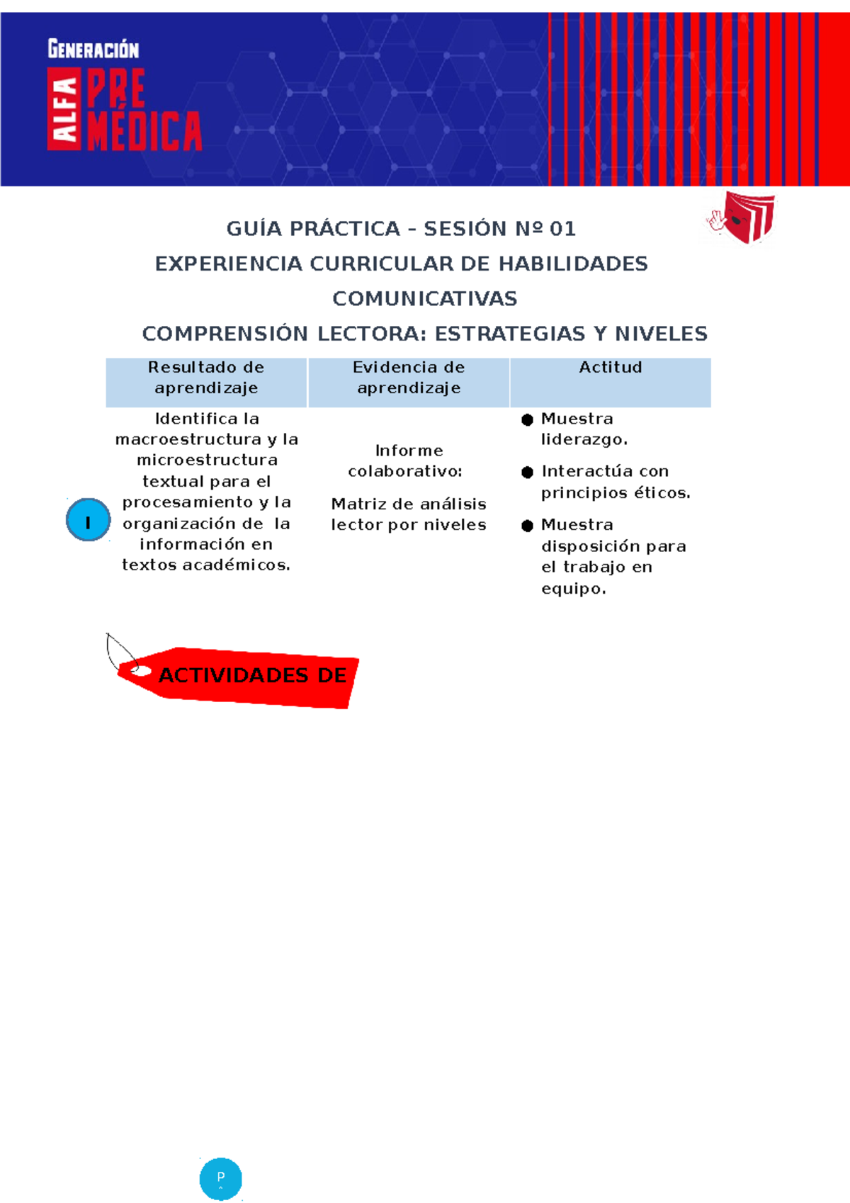 GUIA Practica S1 - espero te sirva - GUÍA PRÁCTICA – SESIÓN Nº 01 EXPERIENCIA CURRICULAR DE ...