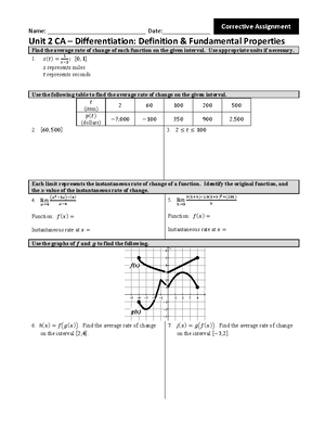 3.1-3.2 2 - AP Calculus AB Notes By Unit - Thomas Edison (February 11 ...