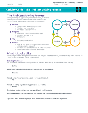Artist Answer Sheet - For Code.org - Artist Hour of Code: Answer Sheet ...