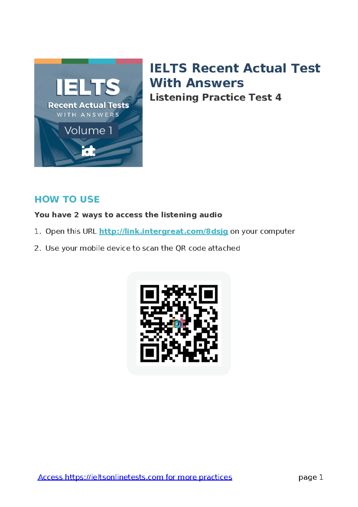 (Ielts test) dành cho các bạn muốn improve skills about ielts hãy đọc ...