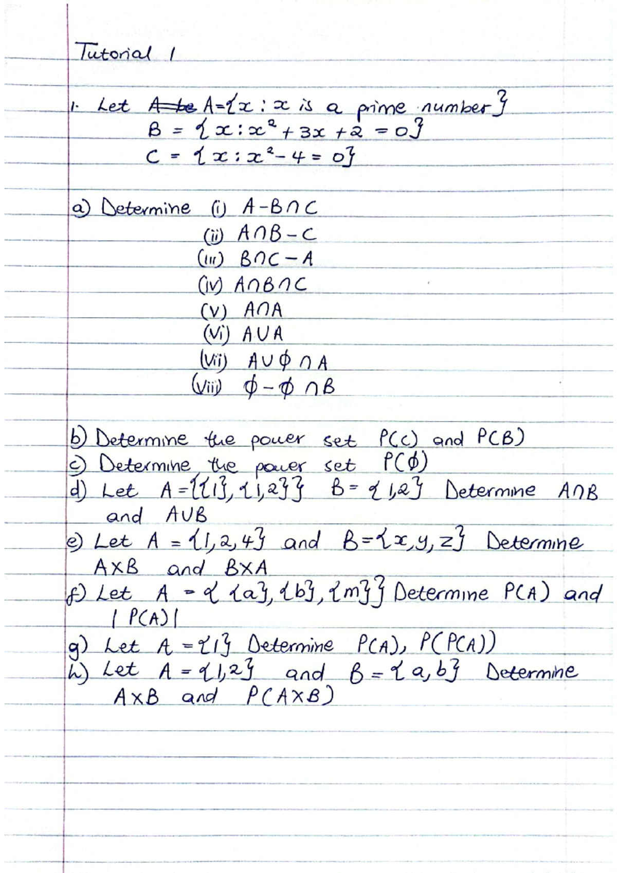MATH TUT 1 - MMTB000 - Studocu