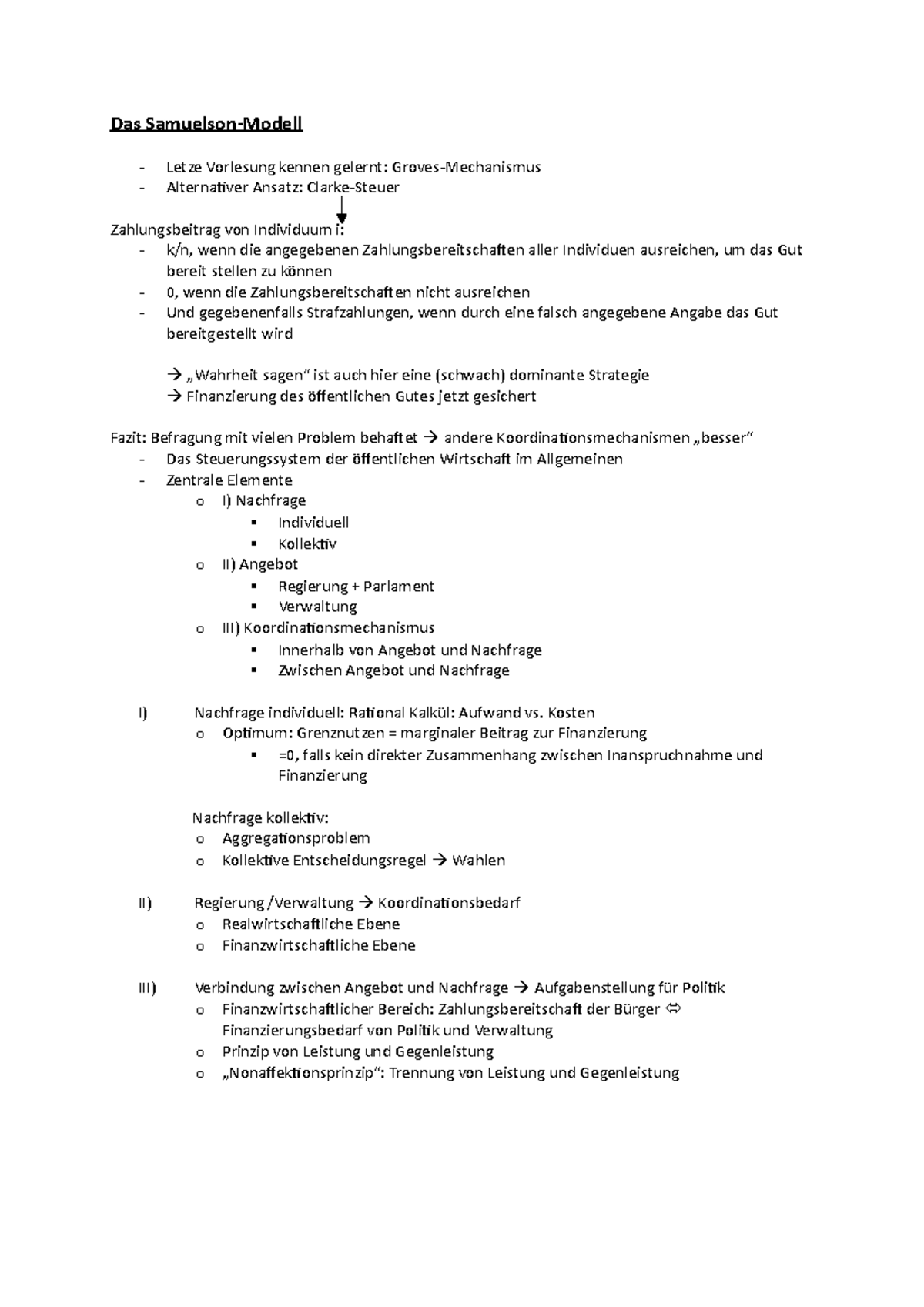 06. Das Samuelsonmodell - Das Samuelson-Modell Letze Vorlesung kennen ...