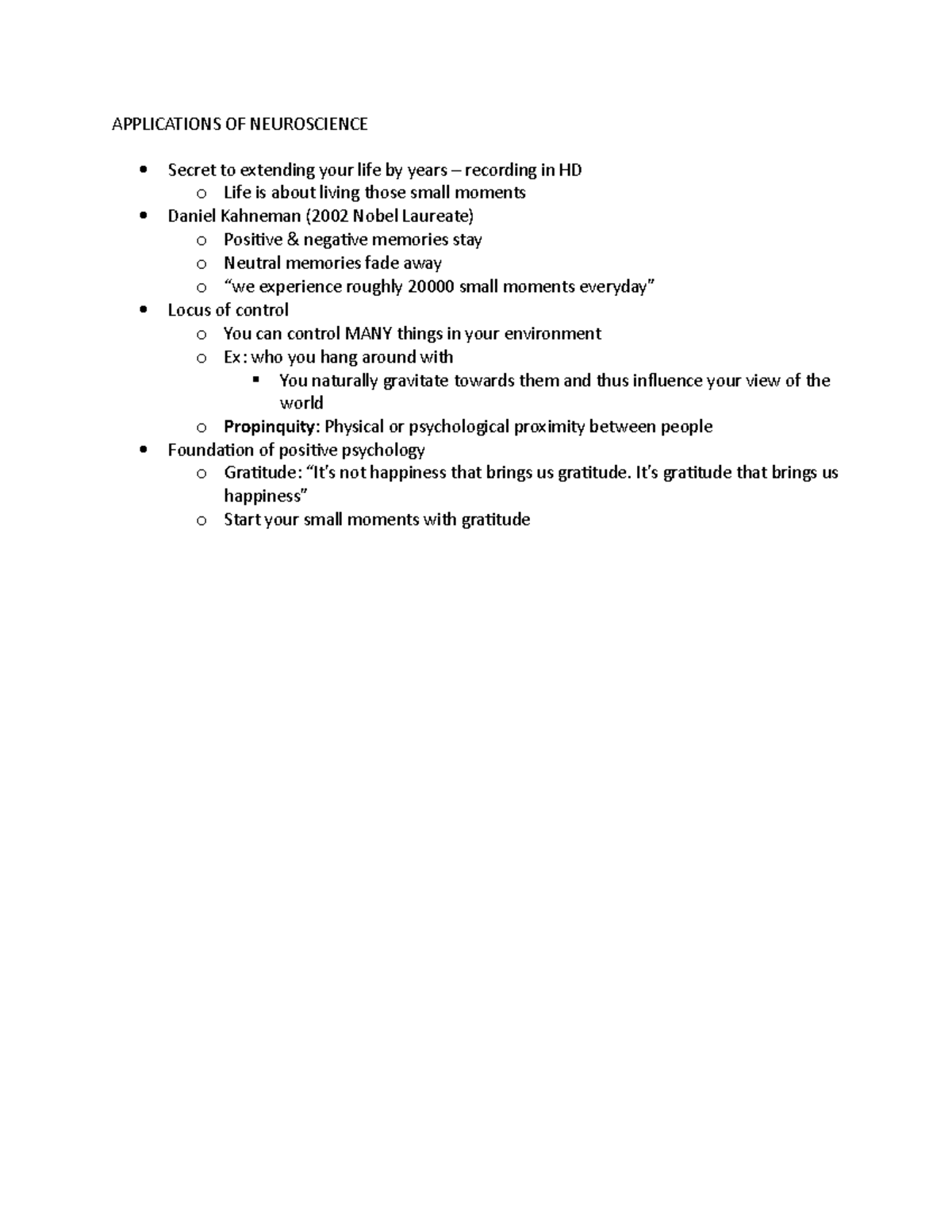 Applications OF Neuroscience - APPLICATIONS OF NEUROSCIENCE Secret to ...