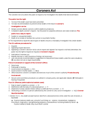 Provincial Offences Act Parts I &III (required reading) - Provincial ...