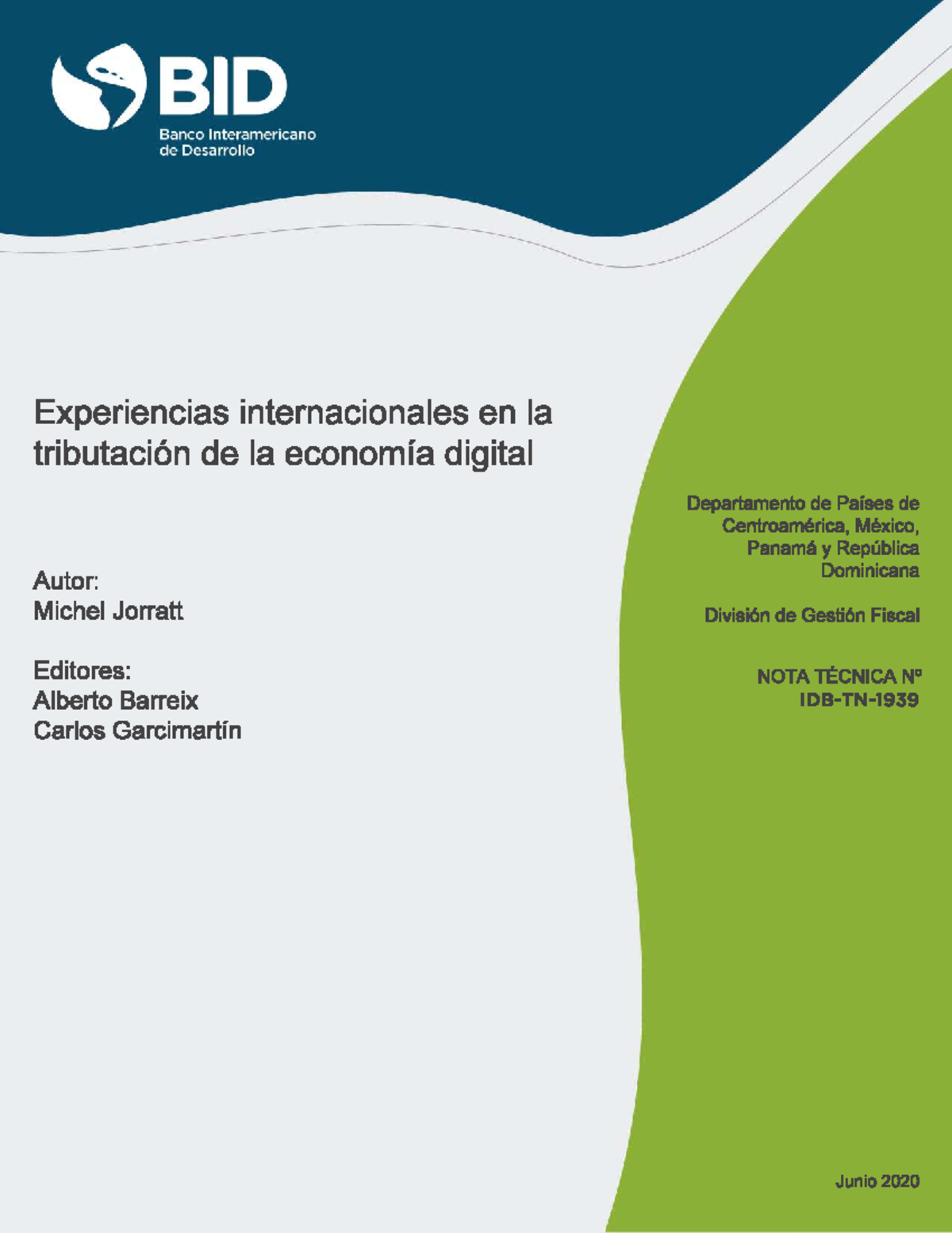 Experiencias Internacionales En La Tributacion De La Economia Digital 7070