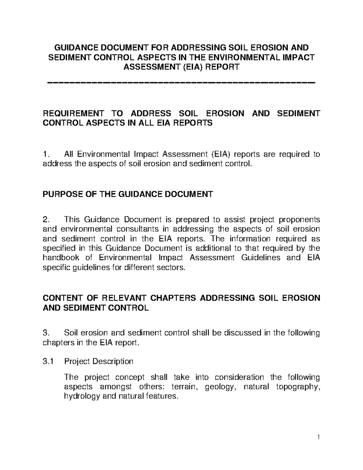 SOIL Erosion AND Sediment Control - GUIDANCE DOCUMENT FOR ADDRESSING ...