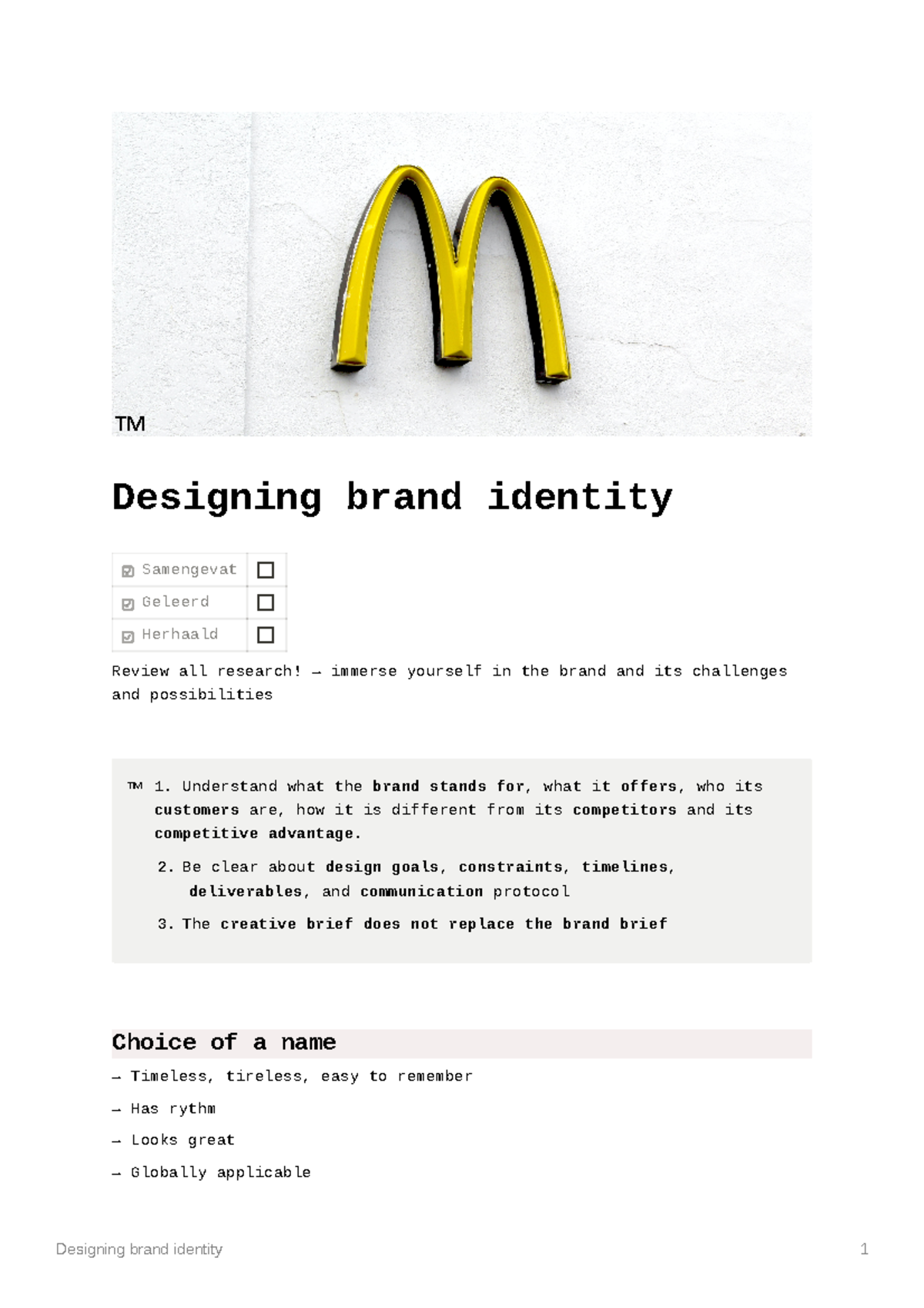 Designing brand identity - Understand what the brand stands for, what ...