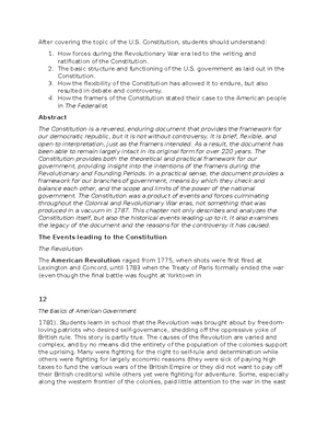 Gov Notes pt - AP US Government and Politics Review UNIT I: THE ...