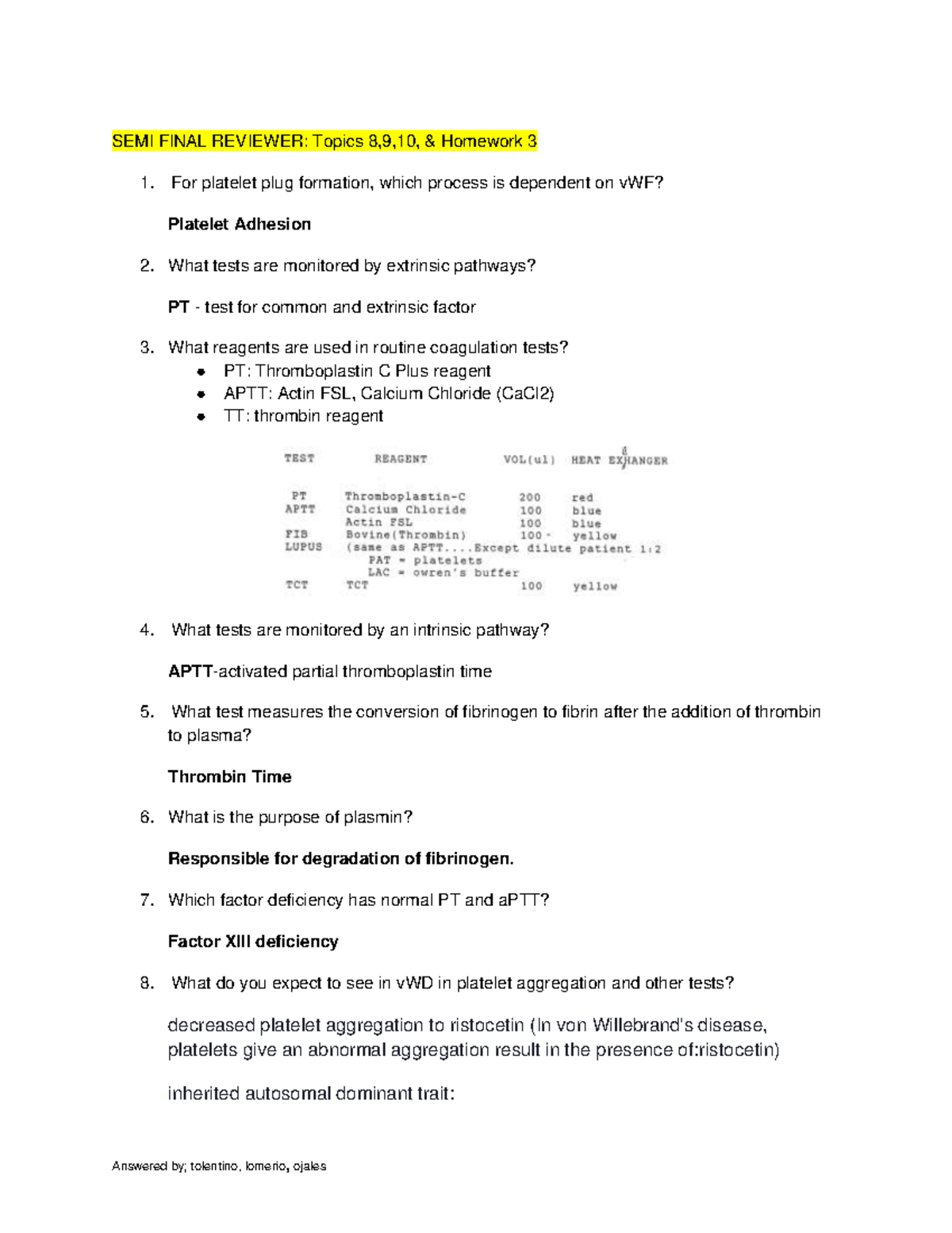 SEMI Final Reviewer Topics 8,9,10, & Homework 3 - SEMI FINAL REVIEWER ...