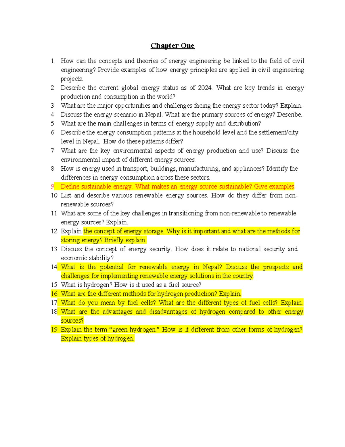 Assignment Chapter one - Chapter One 1 How can the concepts and ...