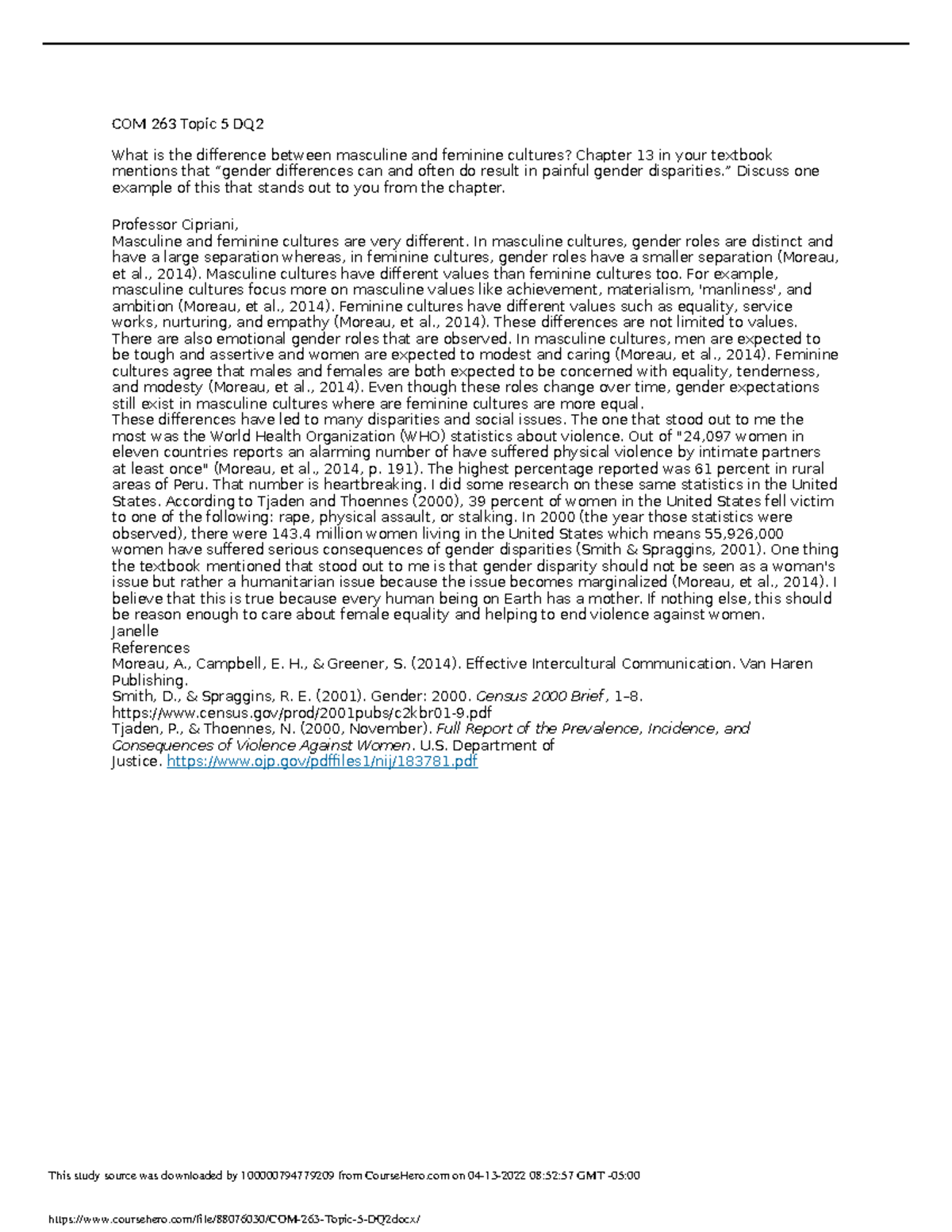 COM 263 Topic 5 DQ2 - Discussion question - COM-263 - GCU - Studocu