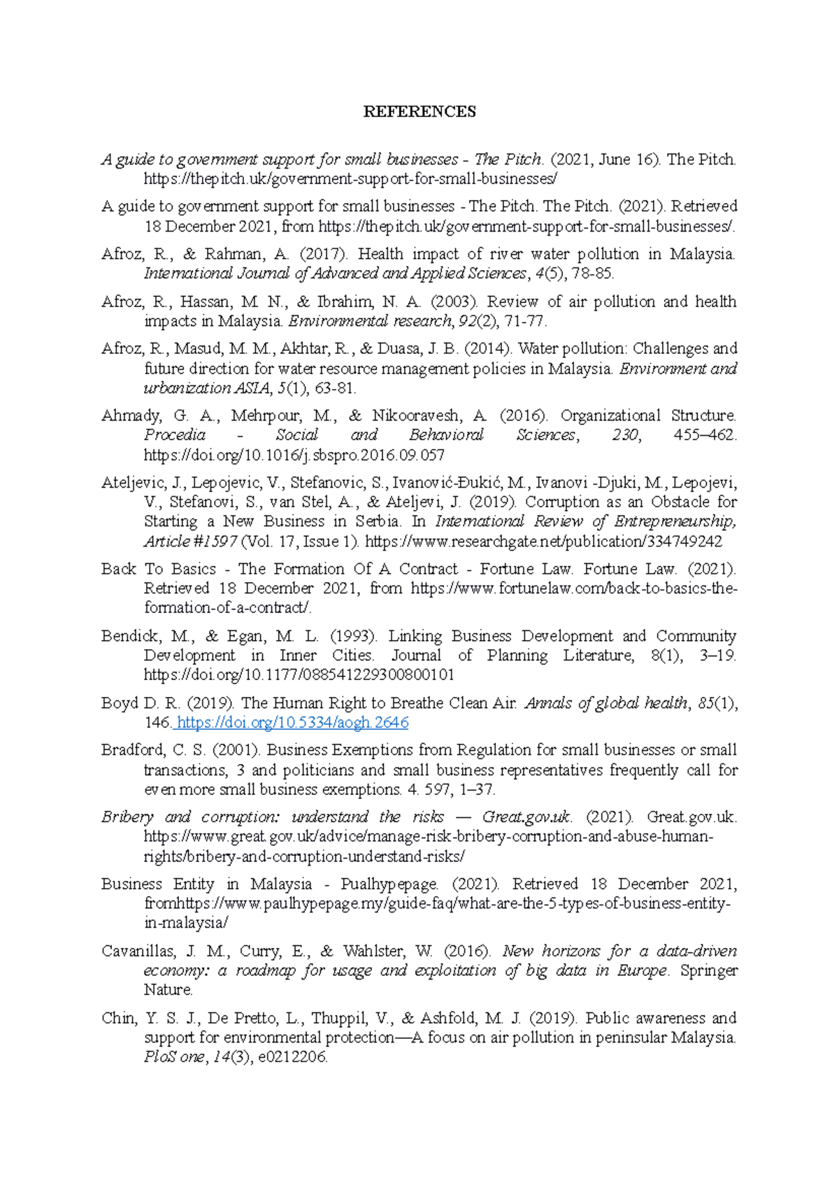 References Updated This Is For Reference REFERENCES A Guide To