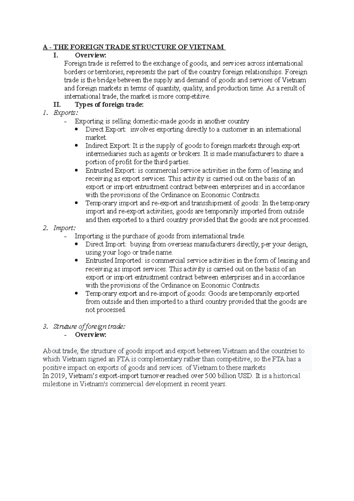 Gr5-IE - Presentation about Foreign Structure in Vietnam - A - THE ...