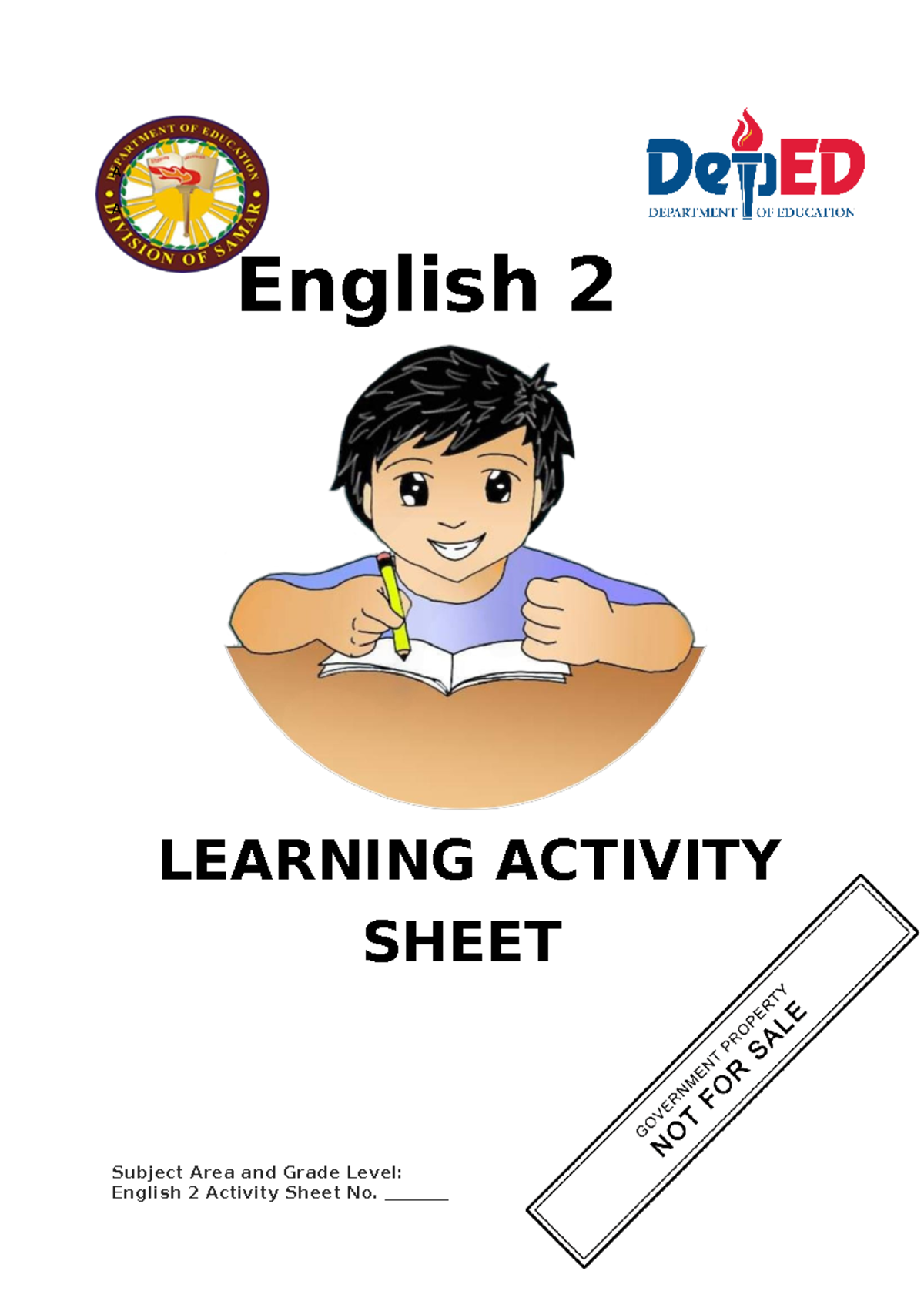 LAS Q2 English 2 MELC1 WEEK1 - A A English 2 LEARNING ACTIVITY SHEET ...
