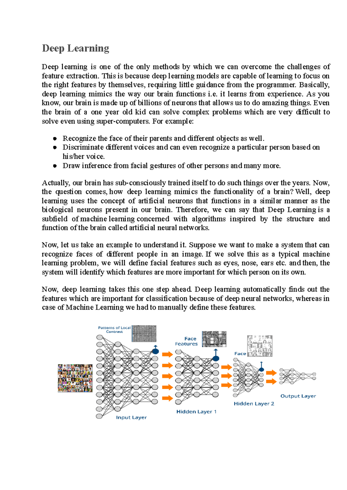 Unit-5-Deep Neural Networks - Deep Learning Deep learning is one of the ...