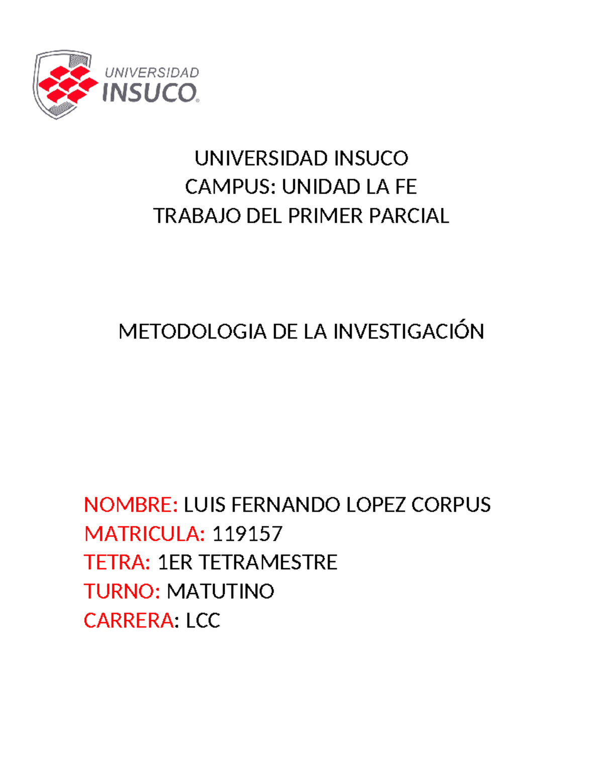 Portada Isuco - Derechos Humanos - UNIVERSIDAD INSUCO CAMPUS: UNIDAD LA ...