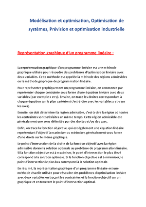 Modélisation et optimisation-2 - Modélisation et optimisation, Optimisation de systèmes ...