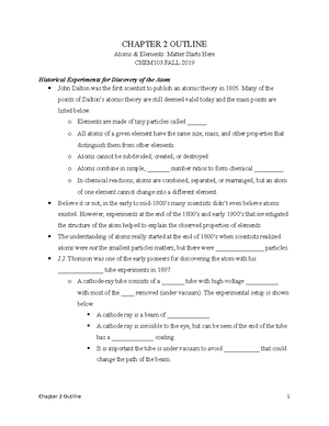 Chapter 1 Outline - CHAPTER 1 OUTLINE Matter, Measurement, and Problem ...