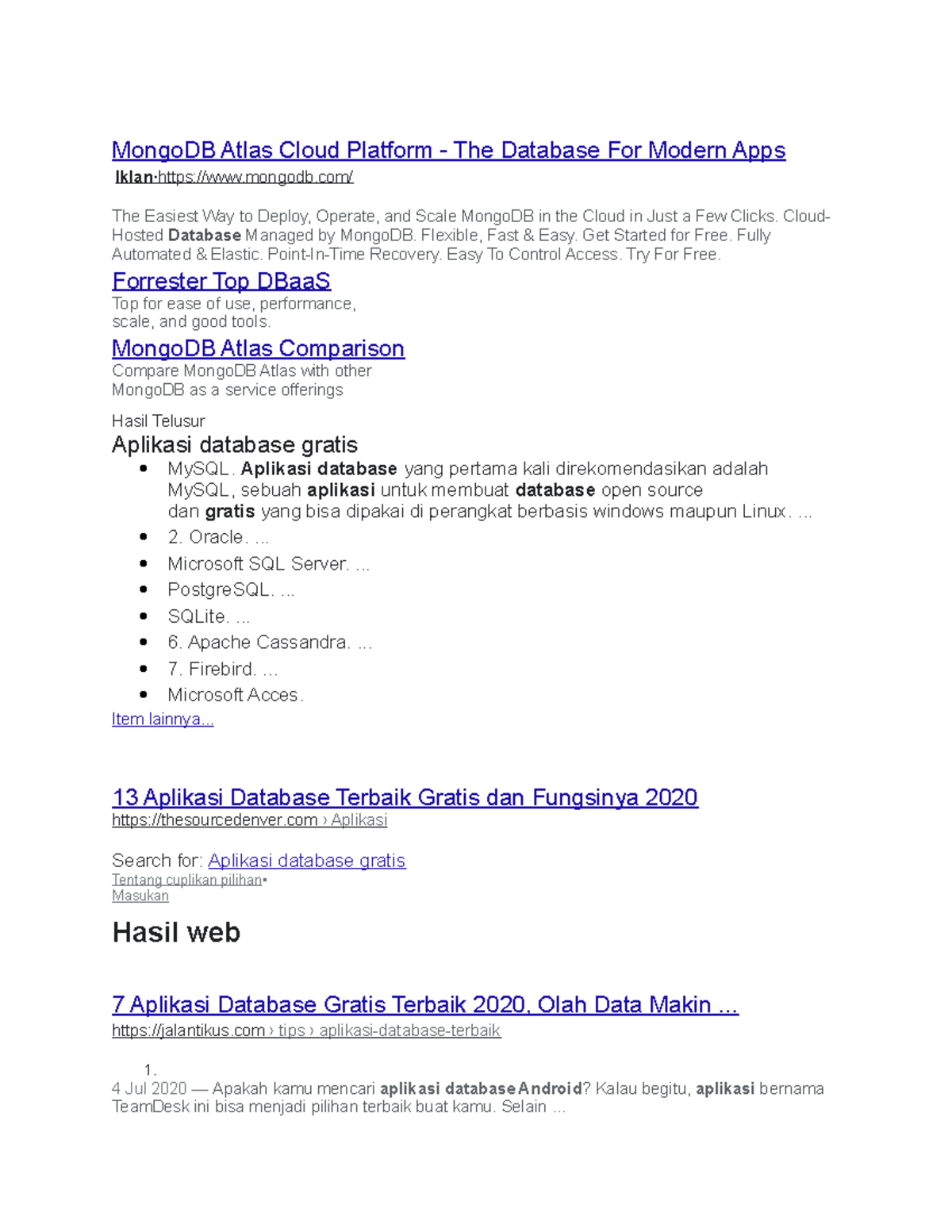 5 Mongo DB Atlas Cloud Platform - Cloud- Hosted Database Managed by ...