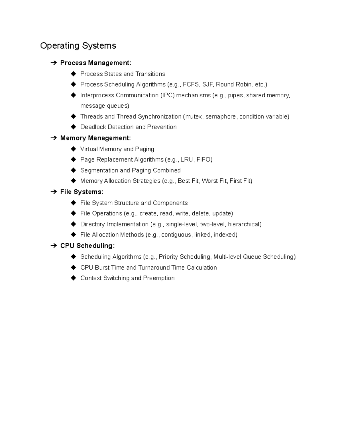 Cs Core Fundamentals Operating Systems Process Management Process States And Transitions