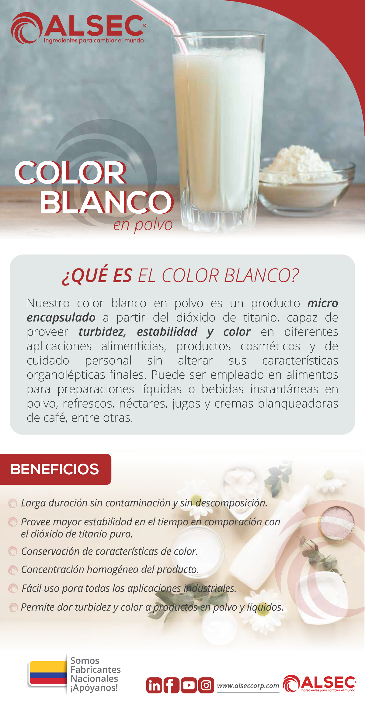Flyer Color Blanco - alimentos - COLOR BLANCO COLOR BLANCO ¿QUÉ ES EL ...