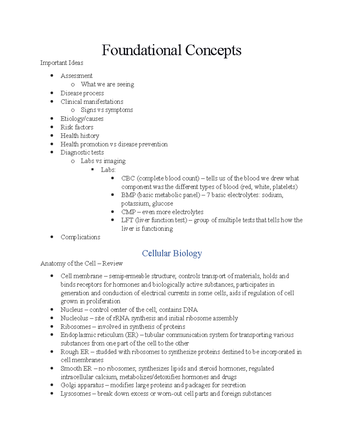 1-14-21 Lecture Notes - Foundational Concepts - Foundational Concepts ...