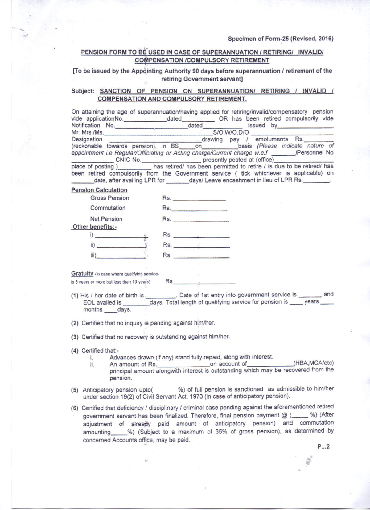 Pension- Application-FORM - Research Methodology - Studocu