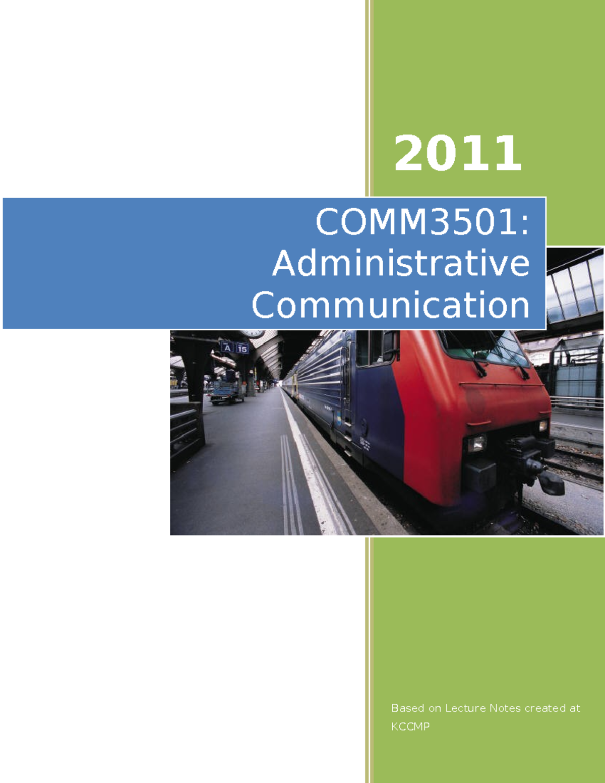 140716528-Administrative-Communication - Based on Lecture Notes created ...