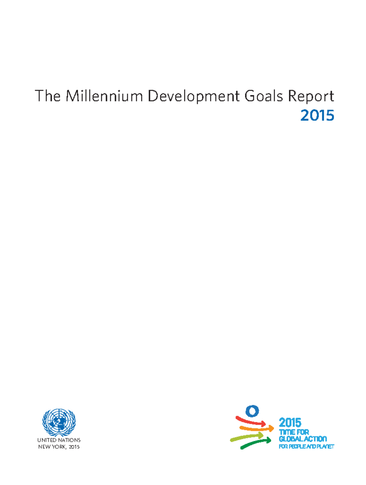 DP Lecture notes on policy - The Millennium Development Goals Report ...
