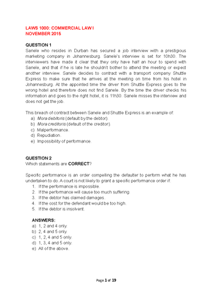 Examples of written questions including IPAC method 791303785 - Below ...