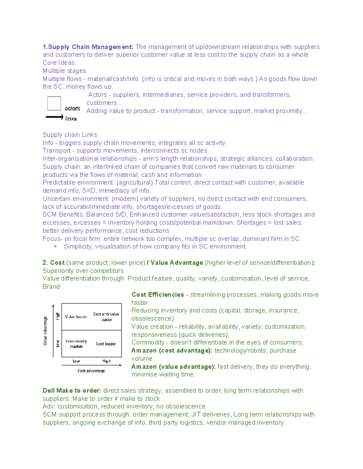 MSYS Cheat sheet - Summary Integrated Thinking - Digital Business and ...