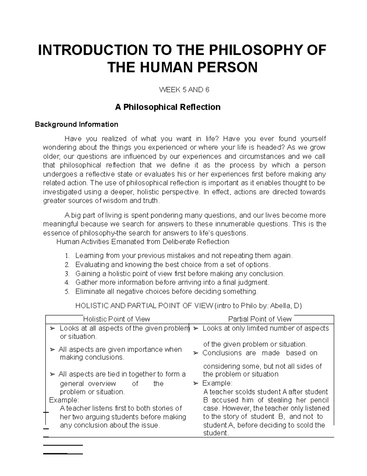 Philo WEEK 5 6 Practice Material INTRODUCTION TO THE PHILOSOPHY OF philo-week-5-6-practice-material-introduction-to-the-philosophy-of