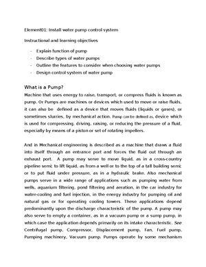 Bench work notes - Module 103. Performing bench work Unit 103. Perform ...