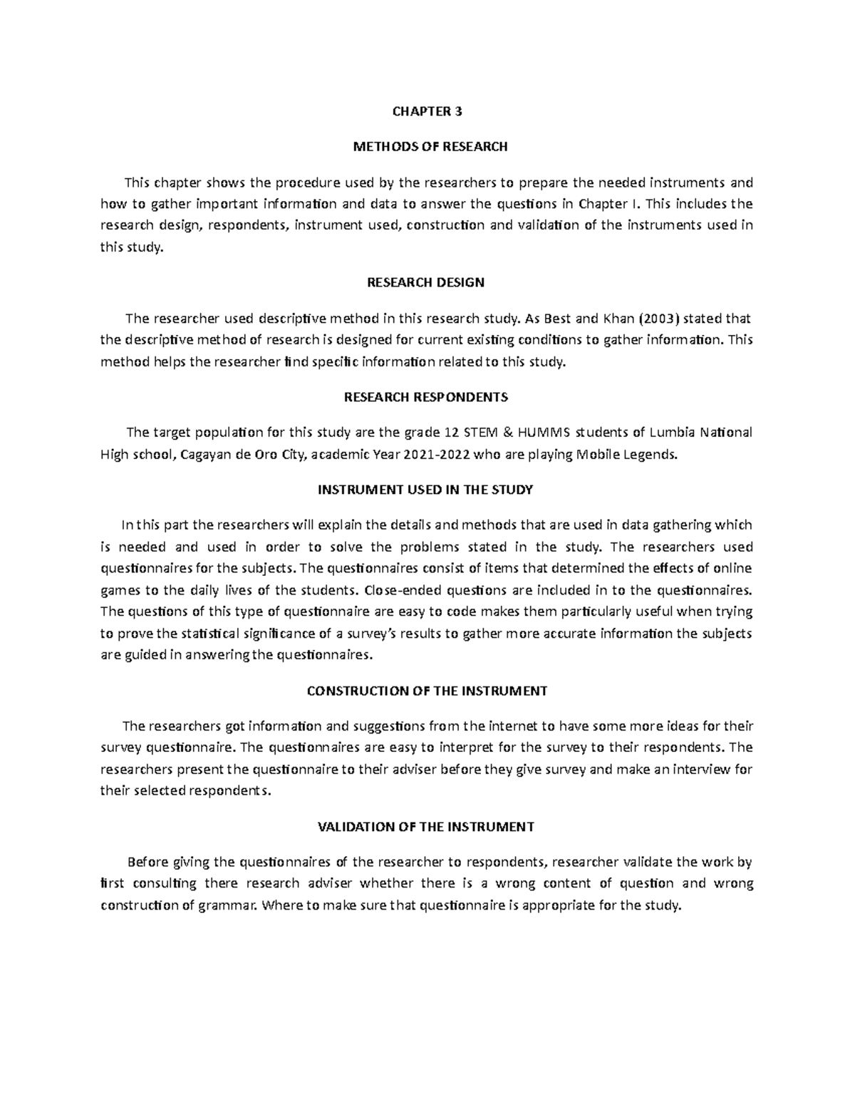 Chapter 3-WPS Office - CHAPTER 3 METHODS OF RESEARCH This chapter shows ...