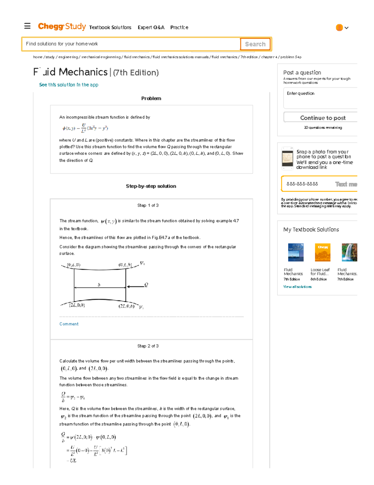 Solved An incompressible stream function is defined by ... Chegg.com - home / study ...
