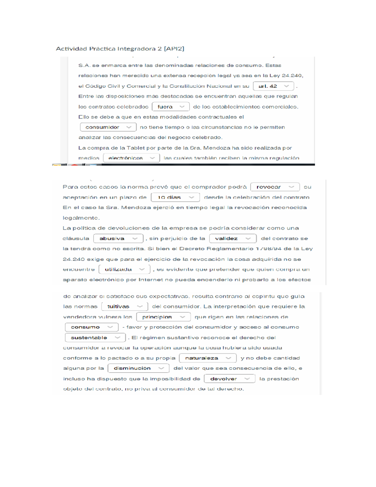 API 2 Contratos - Derecho Privado III - Studocu