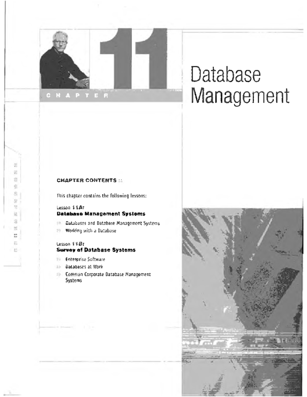 Introduction to Databases - C H A P T E R This chapter contains the ...