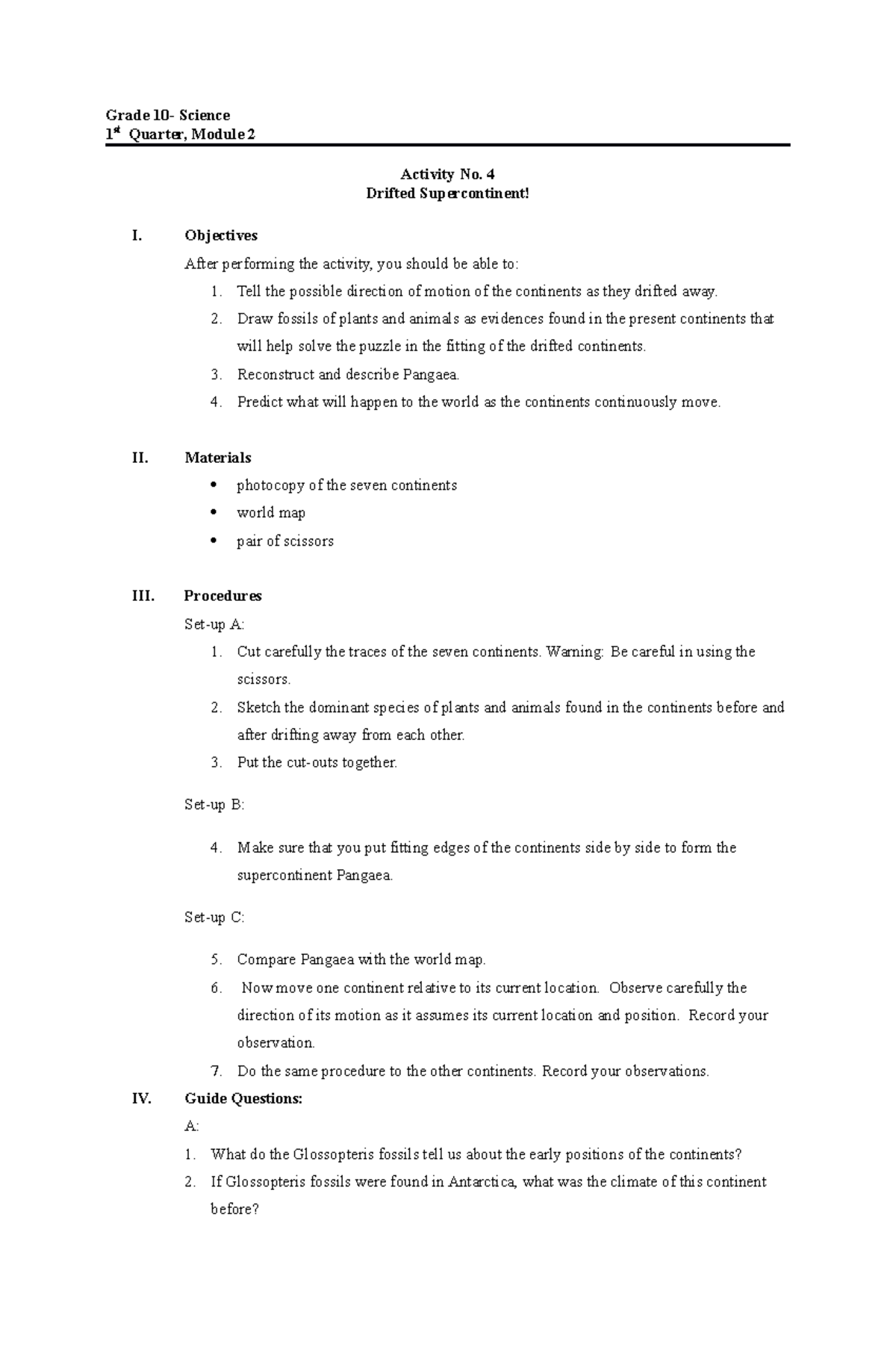 16 1 Activity And Rubrics Grade 10 Science 1st Quarter Module 2 16-1-activity-and-rubrics-grade-10-science-1st-quarter-module-2