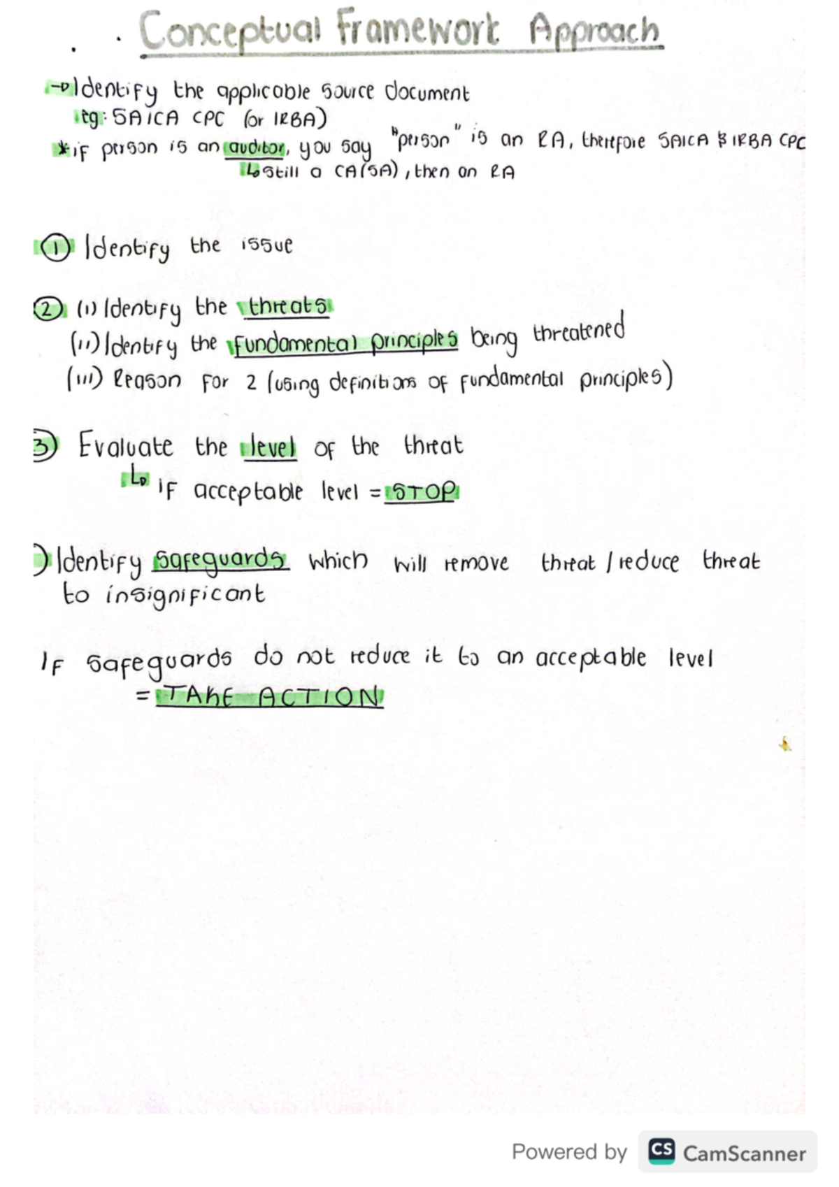 Conceptual Framework approach CPC - ODT 200 - Studocu