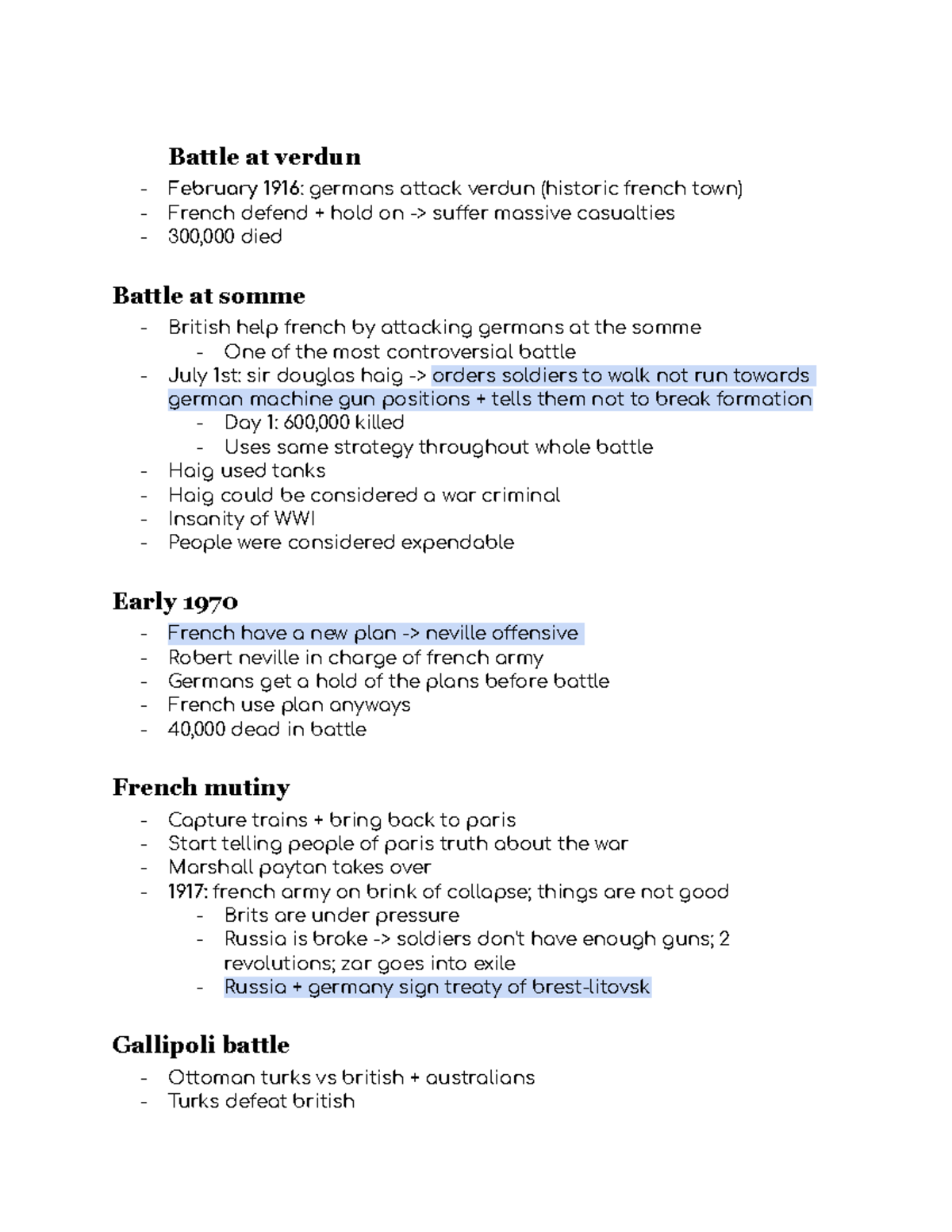 WWI - western civ II - Battle at verdun February 1916: germans attack ...