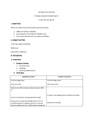 Lesson plan - uri ng pelikula - Asignatura: Filipino Antas Baitang ...