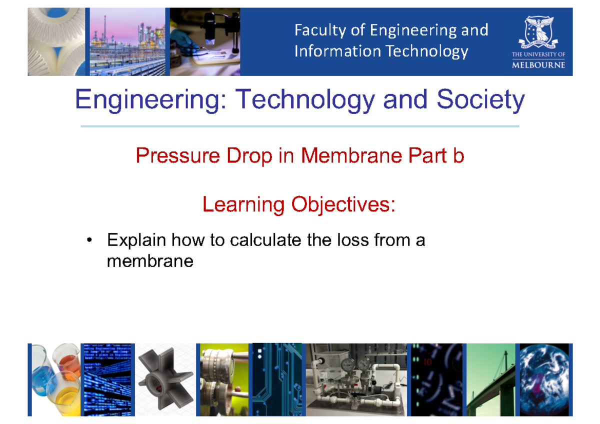 ETS Membrane Pressure Drop Part b - Faculty of Engineering and ...